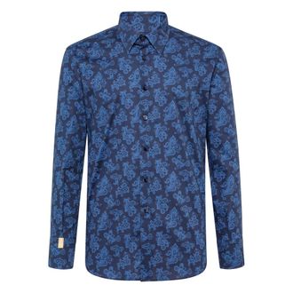 Billionaire Boys Club Homme, Chemises, Bleu, Taille: XS Milano Shirt