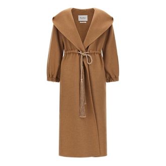 Max Mara Long Natalin Coat - - Coats - Damen - Braun - M