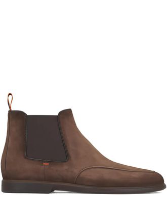 Santoni Claw suede Chelsea boots - Braun