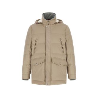 Brunello Cucinelli Quilted Hooded Parka