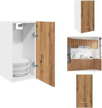vidaXL Vidaxl - Armoire suspendue chêne artisanal 30x31x60 cm bois dingénierie - Armoire Suspendue - Armoires Suspendues - Armoire De Cuisine - Armoire De