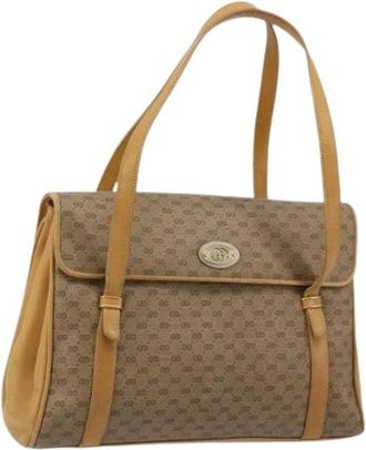 Gucci Pre-owned Vintage Micro Small GG Canvas Hand Bag - Femme - Pre-owned - Beige - Taille: ONE Size