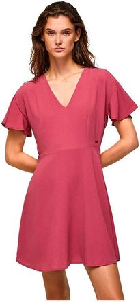 Pepe Jeans London Damen Pat Kleid NS SS, 371dark Blush, S EU