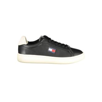 Tommy Hilfiger Leather Sneaker - - Shoes - Damen - Schwarzk - 42 EU