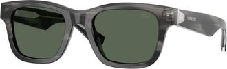 Burberry Lunettes de soleil carr&eacute;es Be4504 - Homme - Accessoires - Vert - Taille: 51 MM