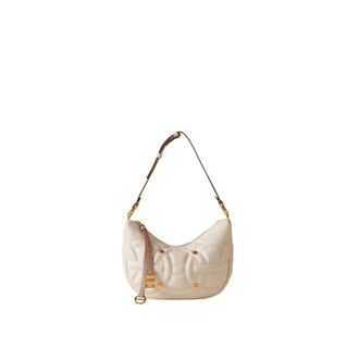 Borbonese Femme, Sacs, Beige, Taille: ONE Size Shoulder Bag