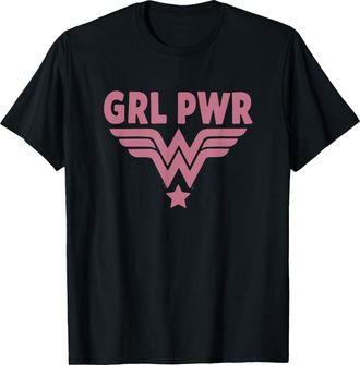 Wonder Woman Girl Power Pink T-Shirt