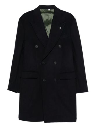 Manuel Ritz manteau à boutonnière croisée - Noir