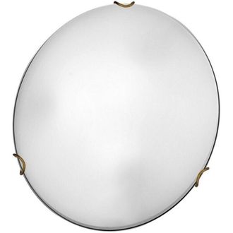 Kolarz Kolarz MOON - Lifestyle Glas Simple Flush Deckenleuchte Antik Messing, 2x E27