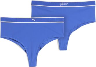 Puma Culotte br&eacute;silienne taille haute Femme (lot de 2), V&ecirc;tements, Bleu, M