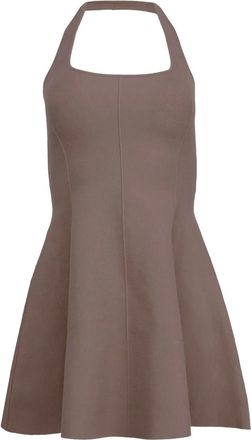 Fleur du Mal robe &eacute;vas&eacute;e &agrave; dos nu - Gris