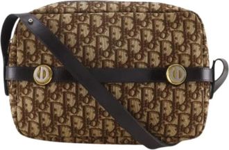 Dior Sac bandouli&egrave;re Trotter Pre-owned - Femme - Pre-owned - Brun - Taille: ONE Size
