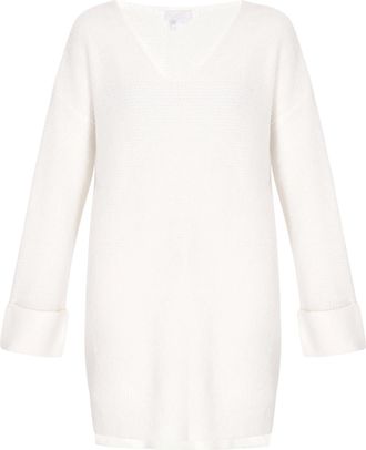 Usha Pullover Frauen wei&szlig; meliert