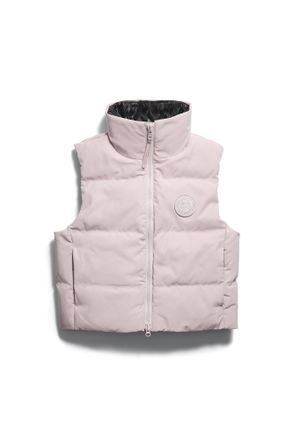 Canada Goose Kurze Grandview Weste mit Tonal Disc