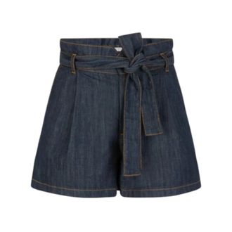 Dante6 Denim Shorts mit G&uuml;rtel im Paperbag-Stil - - Shorts - Damen - Blau - XS