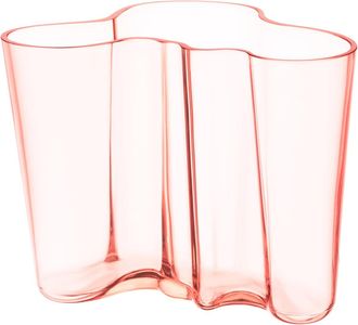 iittala Aalto Vase, Glas, Lachsrosa, 19 x 20 x 16 cm, 1 Einheiten