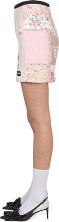 Marine Serre Multicoloured Cotton Boutis Skirt - Multicolor