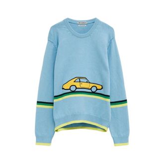J.W.Anderson Rundhals-Pullover - - Knitwear - Damen - Blau - XS