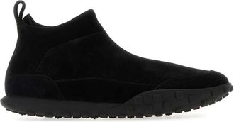 Jil Sander Homme, Chaussures, Noir, Taille: 40 EU Baskets Slip-On en Daim
