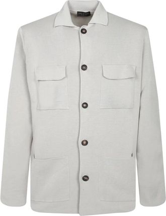 Dell'Oglio Homme, Vestes, Gris, Taille: 2XL Field Jacket