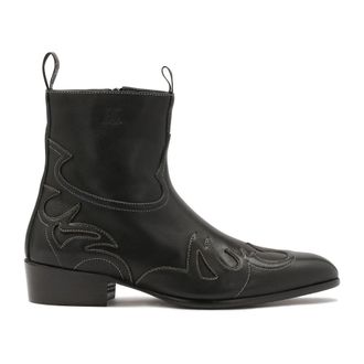Kazar Schwarze Cowboy-Stiefel - - Shoes - Herren - Schwarzk - 42 EU
