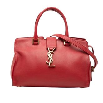 Saint Laurent Pre-owned Downtown Cabas - Femme - Pre-owned - Rouge - Taille: ONE Size
