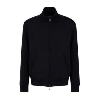 Emporio Armani Navy Full Zip Sweatshirt - - Sweatshirts & Hoodies - Herren - Blau - 2XL