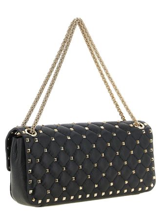 Valentino Garavani Leather Shoulder Bag - Black