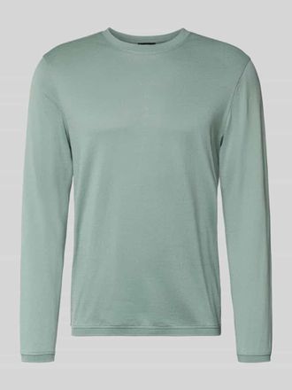 Cinque Longsleeve mit gerippten Abschl&uuml;ssen Modell BADI