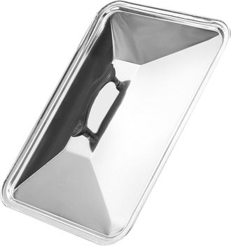 DOITOOL Edelstahl Backblechdeckel 40X30cm mit Griff Spritzschutz Auslaufsicher f&uuml;r Backformen und Pfannen