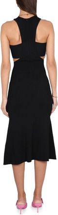 Alexander McQueen Harness-Detail Dress - Black