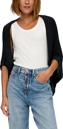 s.Oliver Strickponcho aus Baumwollmix