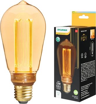 Osram Sylvania Inc. E27 Vintage Gl&uuml;hbirne | Tropfenform | Warmwei&szlig; 2000K | LED Deko Filament Lampe | Designerlampe f&uuml;r Wohnzimmer, Bars & Restaurants