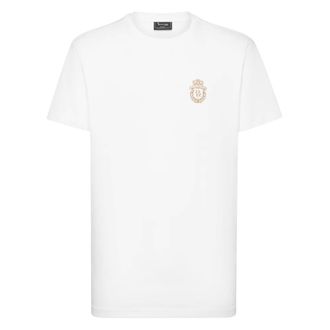 Billionaire Boys Club Homme, Tops, Blanc, Taille: XL T-shirt Col Rond MC Crest