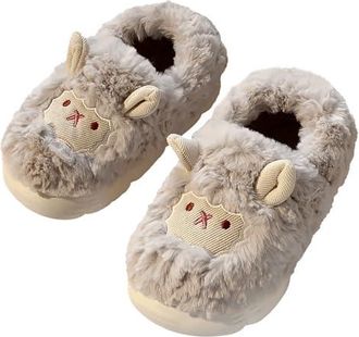 Generic Pantoufles dint&eacute;rieur et ext&eacute;rieur en polaire douce pour femmes - Confort chaleureux hivernal avec semelle durable pour port quotidien (Coffee, 38)