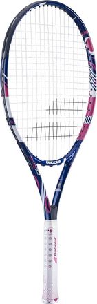 Babolat Tennisschl&auml;ger Modell B Fly, Gr&ouml;&szlig;e 25, Blau/Rosa, Inklusive H&uuml;lle, Leicht und Handlich, Ideal f&uuml;r Anf&auml;nger, Integrierte Lernwerkzeuge, Geeignet f&uuml;r Sp