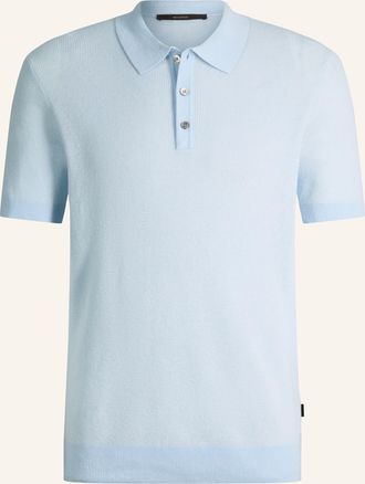 Windsor Windsor. Strick-Poloshirt Lindo blau