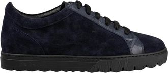Kiton Homme, Chaussures, Bleu, Taille: 42 EU Suede Baskets