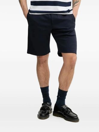 Paul & Shark short côtelé à logo - Bleu