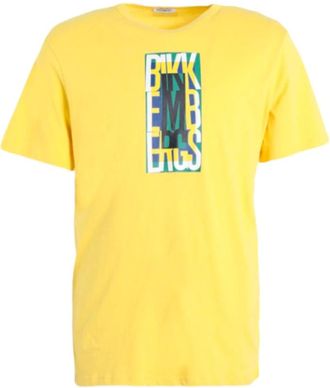 Dirk Bikkembergs Homme, Tops, Jaune, Taille: S T-shirt