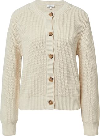 s.Oliver Cardigan aus Baumwollmix in RIPP-Optik