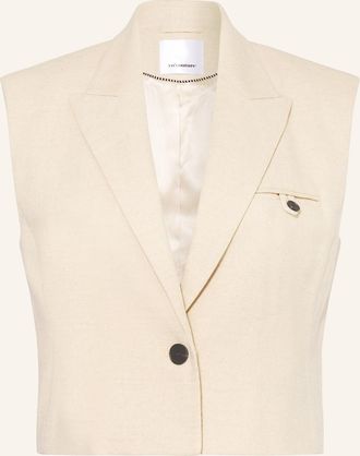 Co'Couture Cocouture Blazerweste Mit Leinen beige