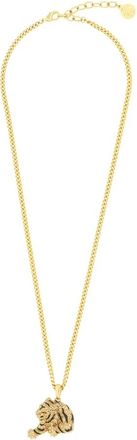 Roberto Cavalli Gold Tiger Anh&auml;nger Halskette - - Accessories - Damen - Gelb - ONE SIZE