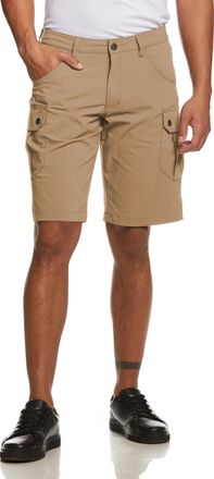 Jeff Green Herren Elastische Schnell Trocknende Leichte Kurze Cargo Outdoor Funktions Hose Stan, Gr&ouml;&szlig;e:XXL, Farbe:Safari