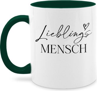 Shirtracer Tasse Tassen 325ml - Freund - Lieblingsmensch | Valentinstag Geschenke | Partner Geschenk Partnerin | Geschenk Freundin | Geschenke Weihnachten - 325 