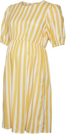 Mama Licious Damen Mlsinem 2/4 Wo Short Dress A., Weiß, XL