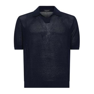 Tagliatore Finlay Polo - - Tops - Herren - Blau - XL