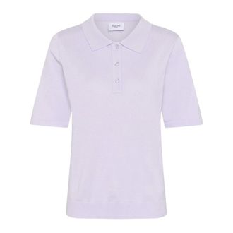 Saint Tropez Mila Boxy Short Sleeve Pullover - Femme - Tops - Violet - Taille: 38 FR