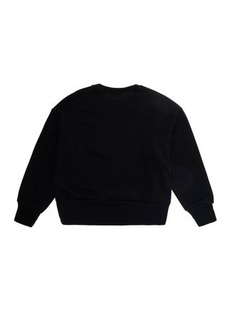 N&deg;21 Crewneck Sweatshirt Girls Cotton Black Hoods & Sweatshirts