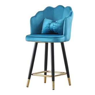 Generic Barhocker, hohe Barhocker, K&uuml;chenthekenst&uuml;hle mit R&uuml;cken- und Fu&szlig;st&uuml;tze, hohe Barhocker f&uuml;r Kneipen und Esszimmer